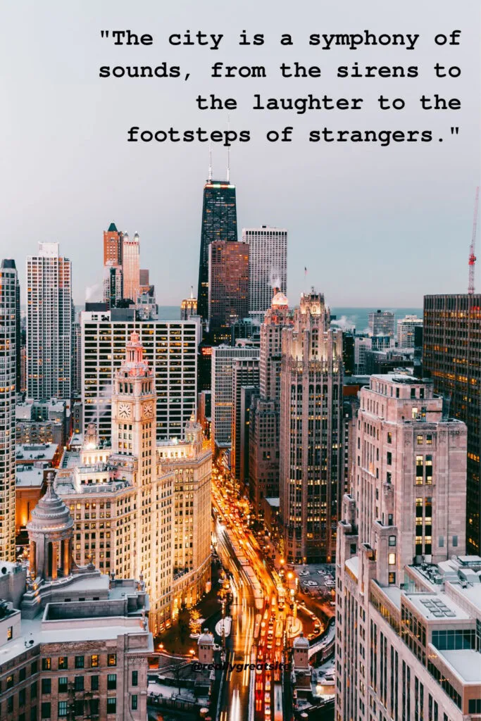 Busy City Life Quotes